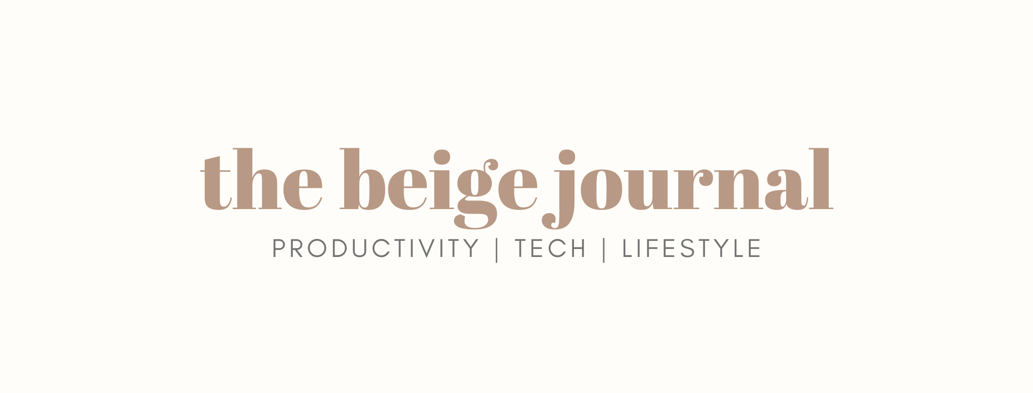 The Beige Journal | Home