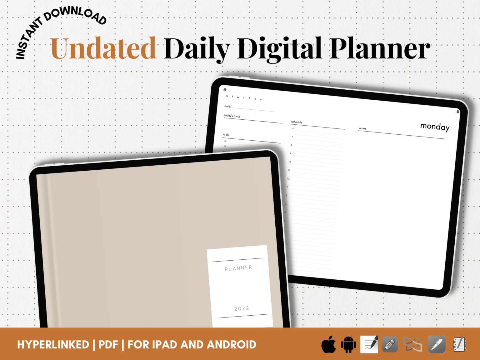 Digital Planner Freebies - The Beige Journal