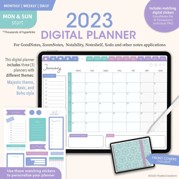 The best digital planners for GoodNotes in 2023