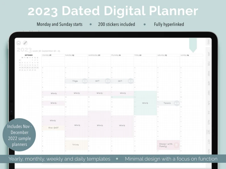 The best digital planners for GoodNotes in 2023