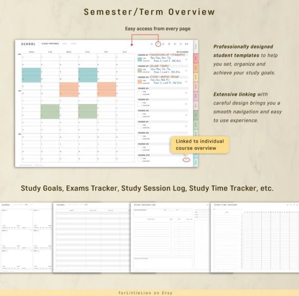 Organize Your Academic Life with the Best Digital Planners for Students