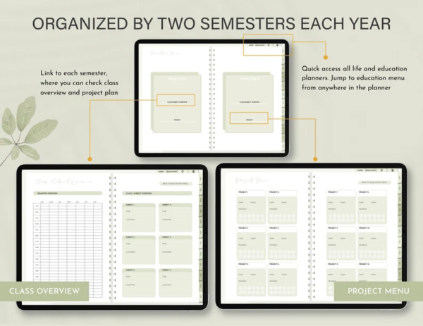 Organize Your Academic Life with the Best Digital Planners for Students
