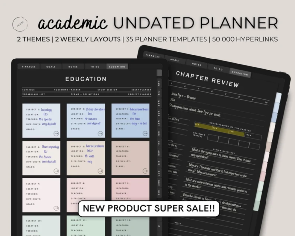 Organize Your Academic Life with the Best Digital Planners for Students