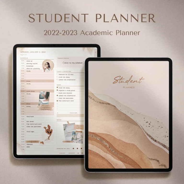 Organize Your Academic Life with the Best Digital Planners for Students