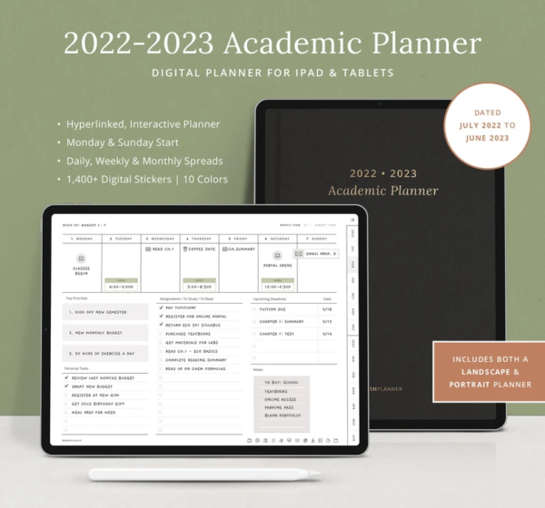 Organize Your Academic Life with the Best Digital Planners for Students