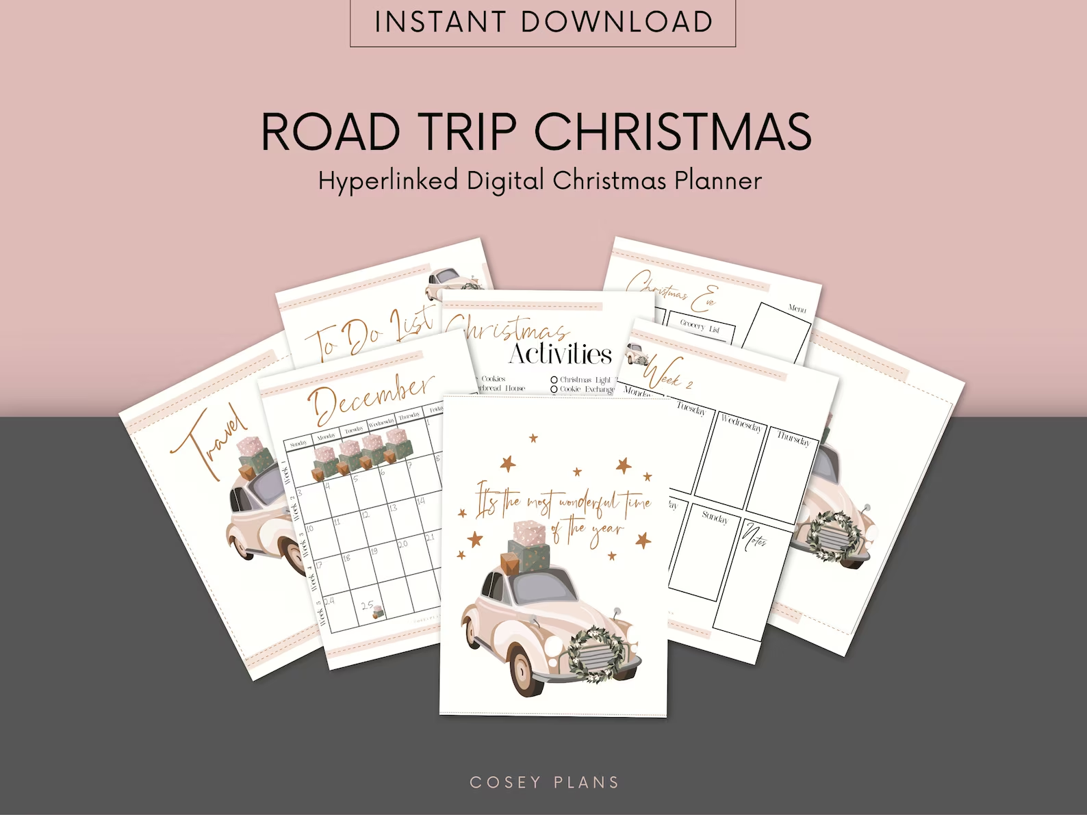 10 Festive Items for Digital Planners: Christmas 2023 edition