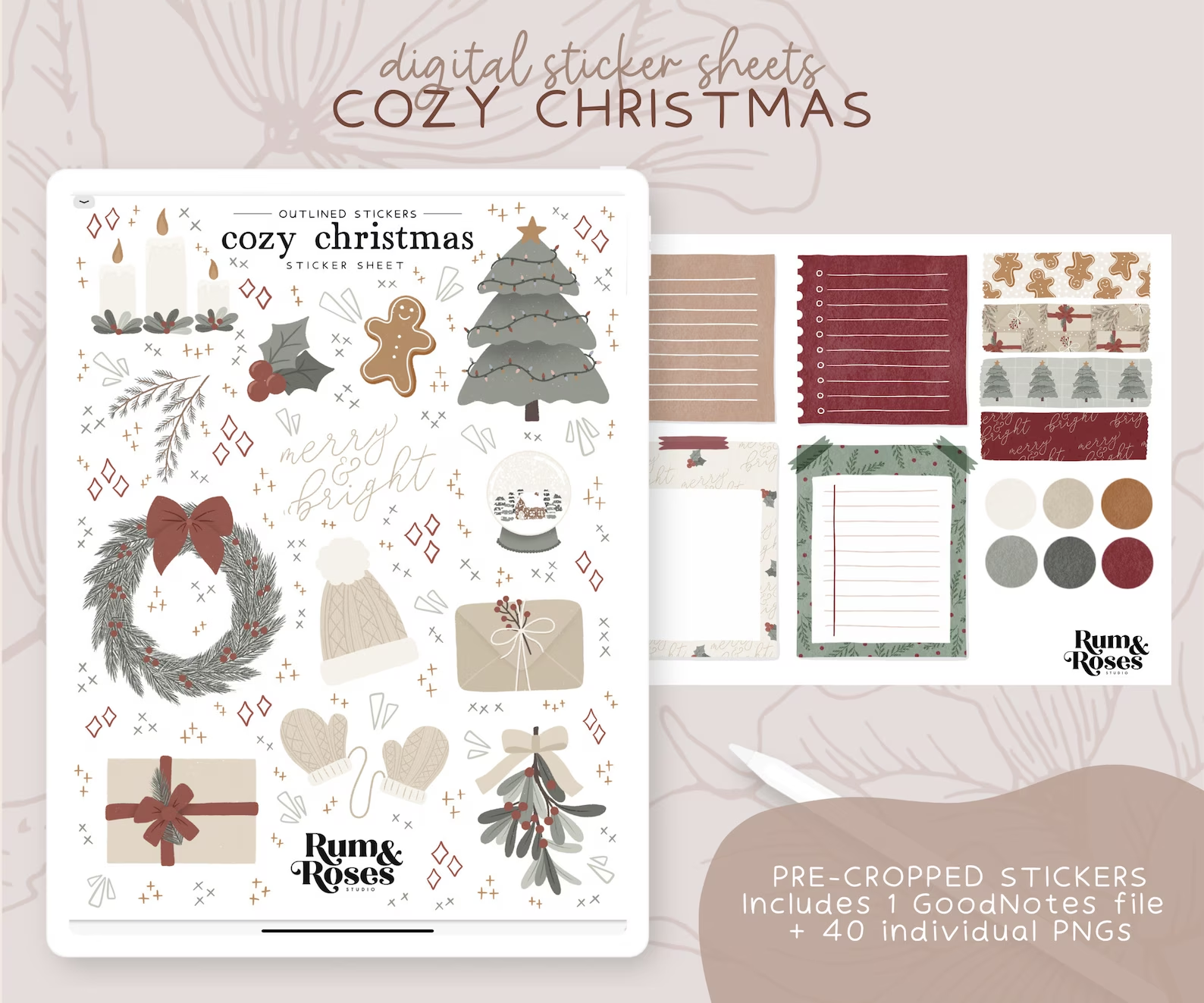 10 Festive Items for Digital Planners: Christmas 2023 edition