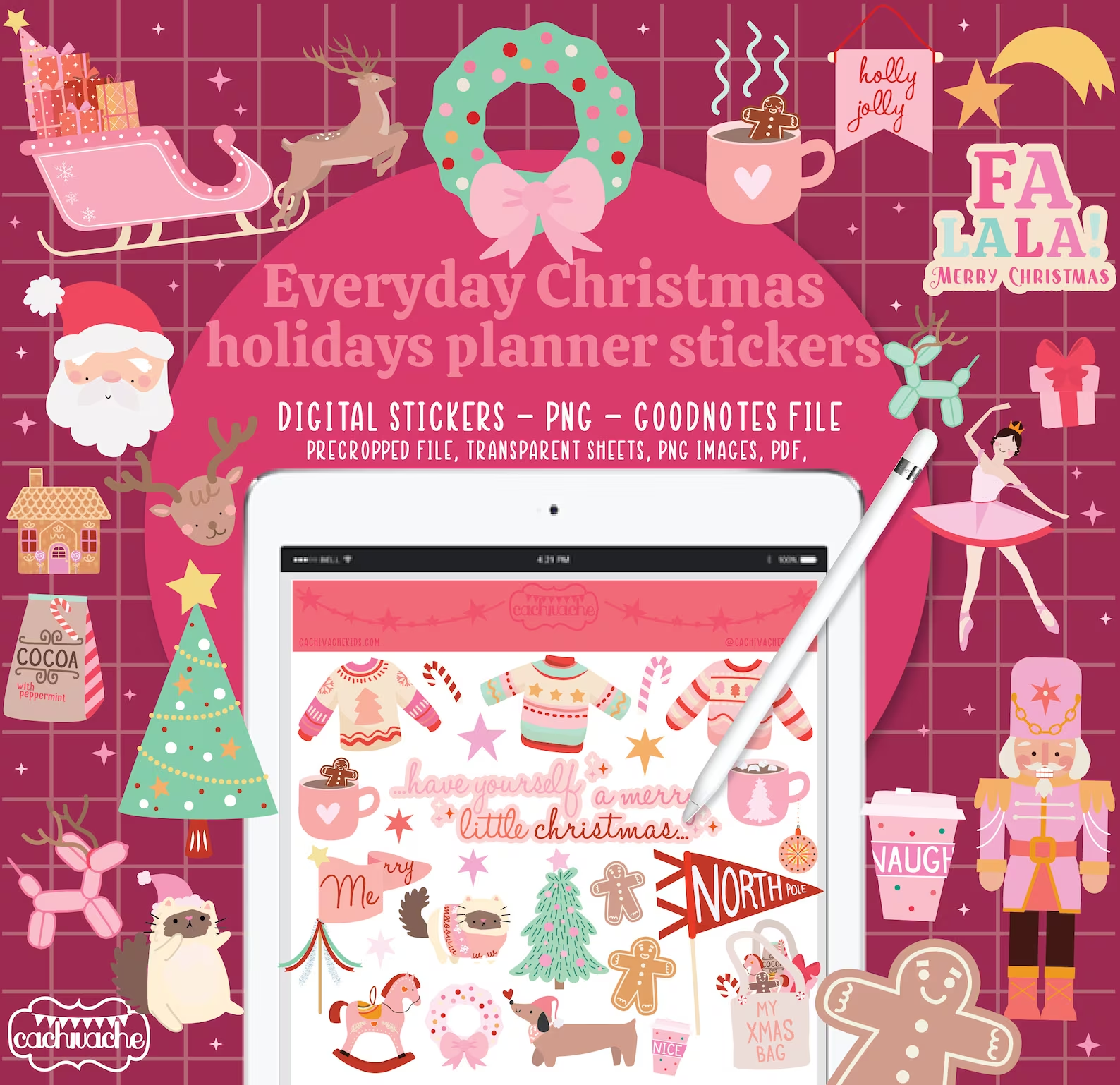 10 Festive Items for Digital Planners: Christmas 2023 edition
